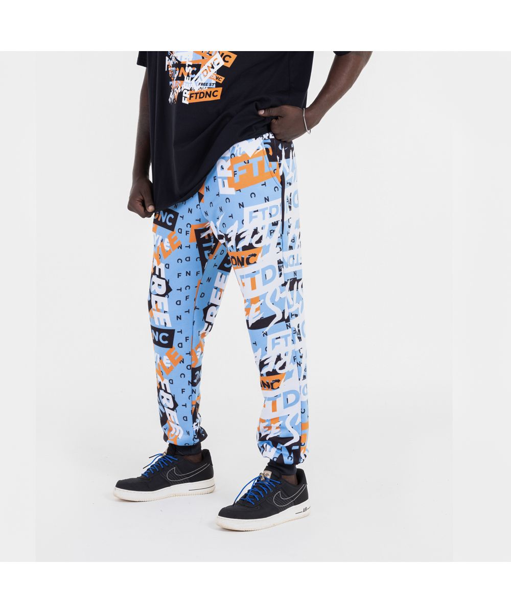 CALÇA LOGOS FTDNC AZUL - tfcqwx